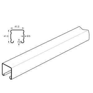 41x41 Plain Channel - Network Cable and Pipe