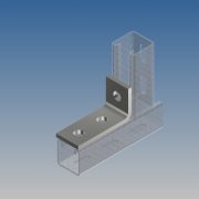P1346 90 Degree Unistrut Angle Bracket - Network Cable and Pipe