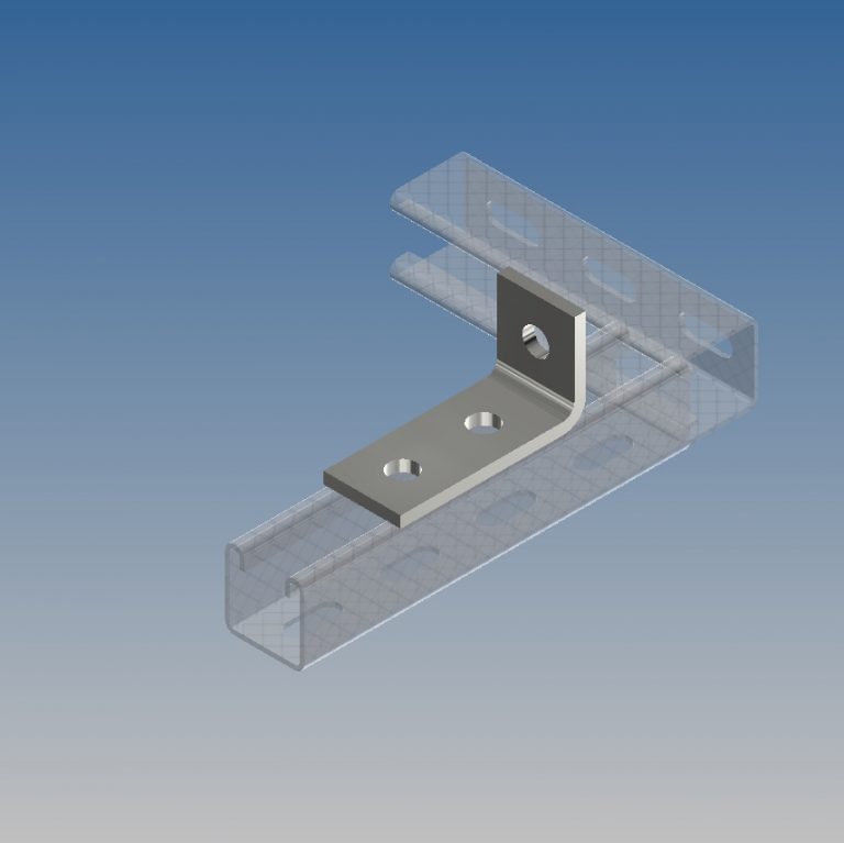 P1326 90 Degree Unistrut Angle Bracket - Network Cable and Pipe