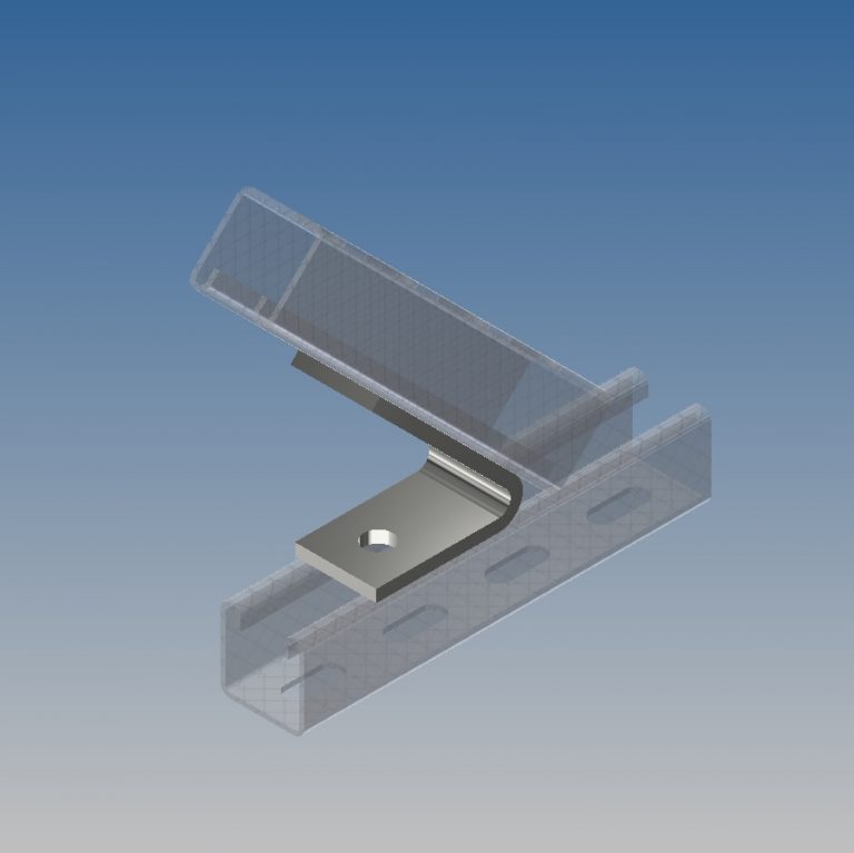 P1186 45 Degree Unistrut Acute Angle Bracket - Network Cable and Pipe