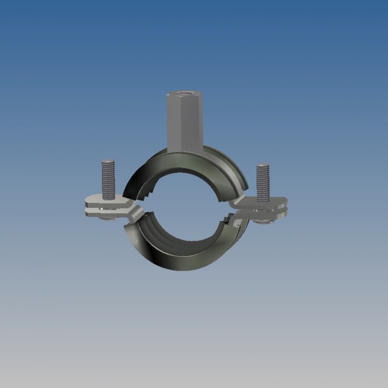 Rubber Lined Pipe Clips - Network Cable and Pipe